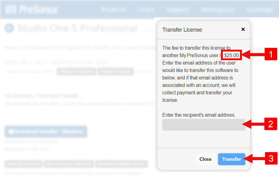 PreSonus Software License Transfer – Knowledge Base | PreSonus