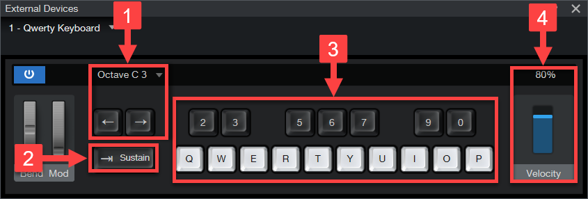 Studio One Pro 7: Setup The QWERTY Keyboard As A MIDI Keyboard ...