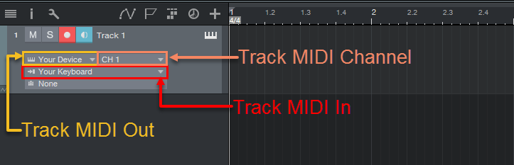 Studio One Pro 7: Setting up a Song to Record With a MIDI Hardware ...