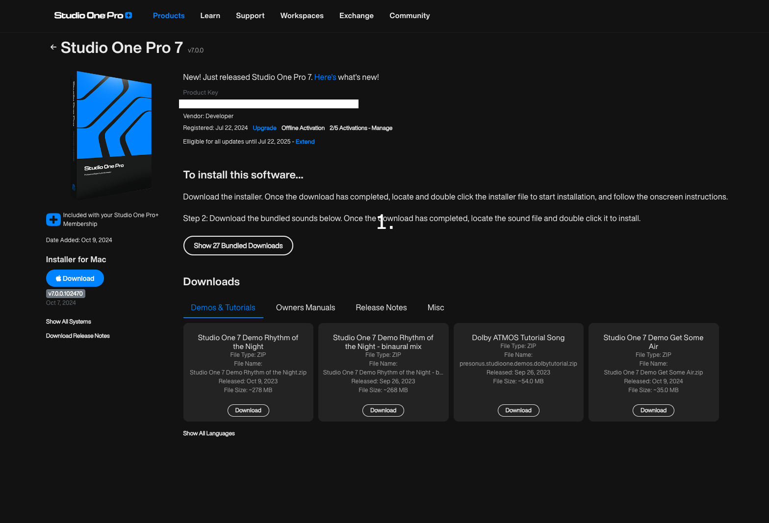 [10] Studio One Pro 7: How To Update Studio One Pro 7 – Knowledge Base | PreSonus