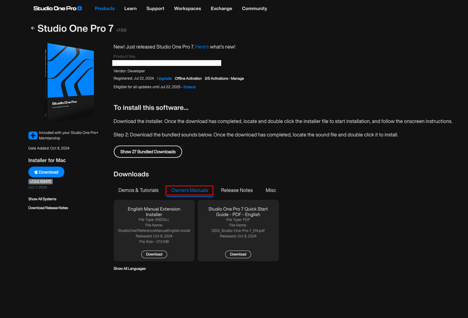 [8a] Studio One Pro 7: Where Else Can I Find the Studio One Pro 7 ...