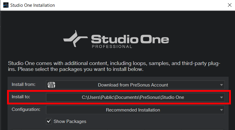 Studio One 5: Sound Sets - Installing To Multiple User Accounts (PC ...