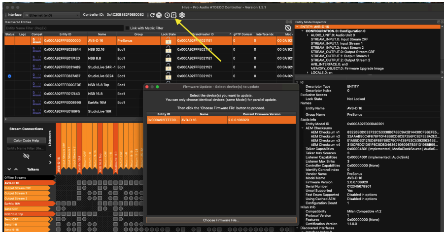 How do I update my StudioLive Eco System to Milan Certified Firmware ...