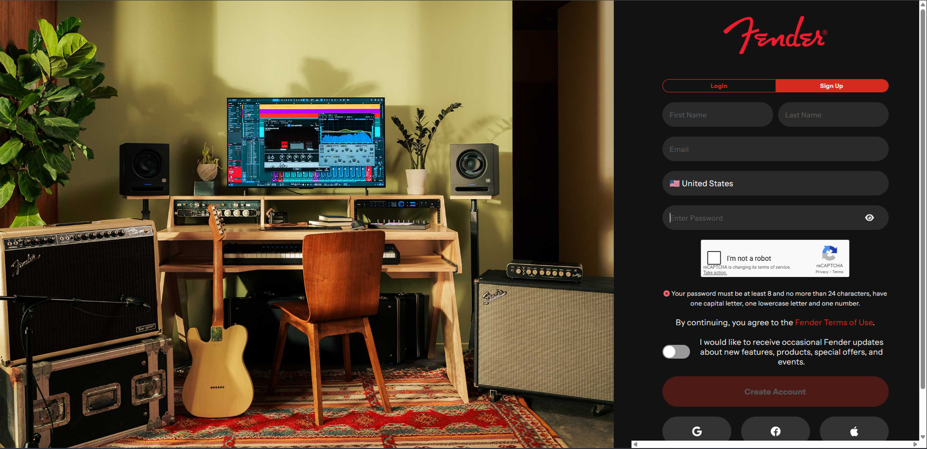 Fender Studio Pro: New User Account & Registration – Knowledge Base ...