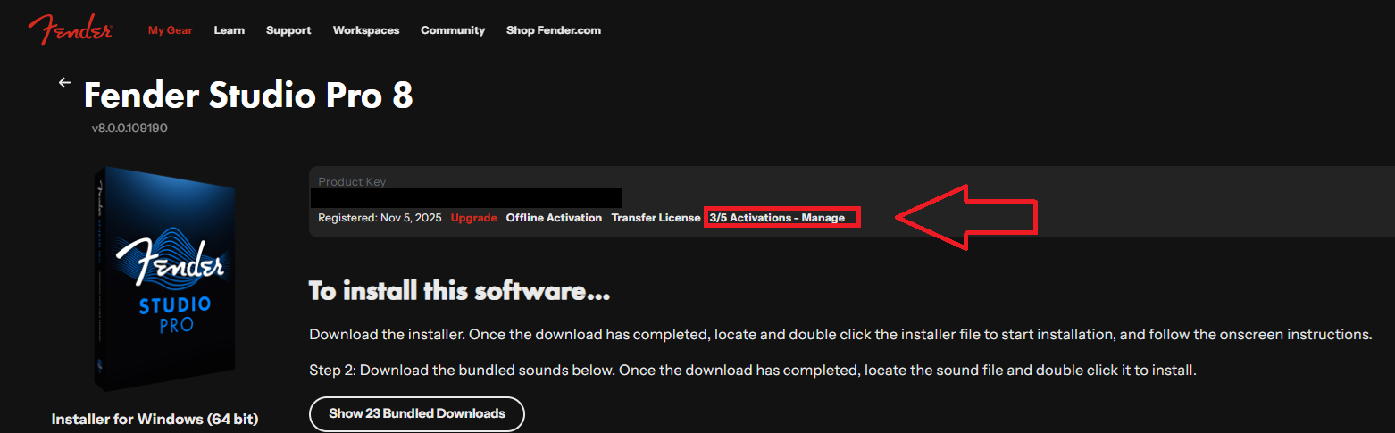 Fender Studio Pro Activation Management – Knowledge Base | PreSonus