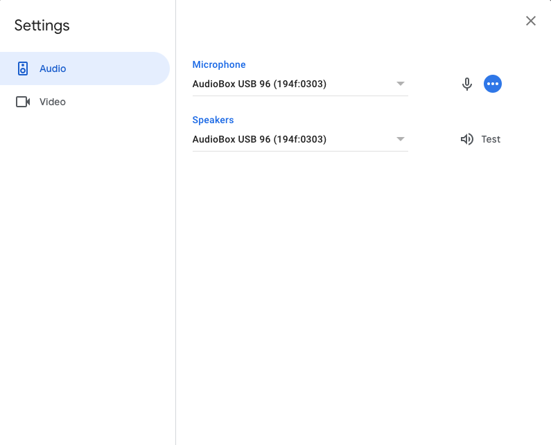 Audiobox USB 96: Using your Audiobox with Video Conferencing Software ...