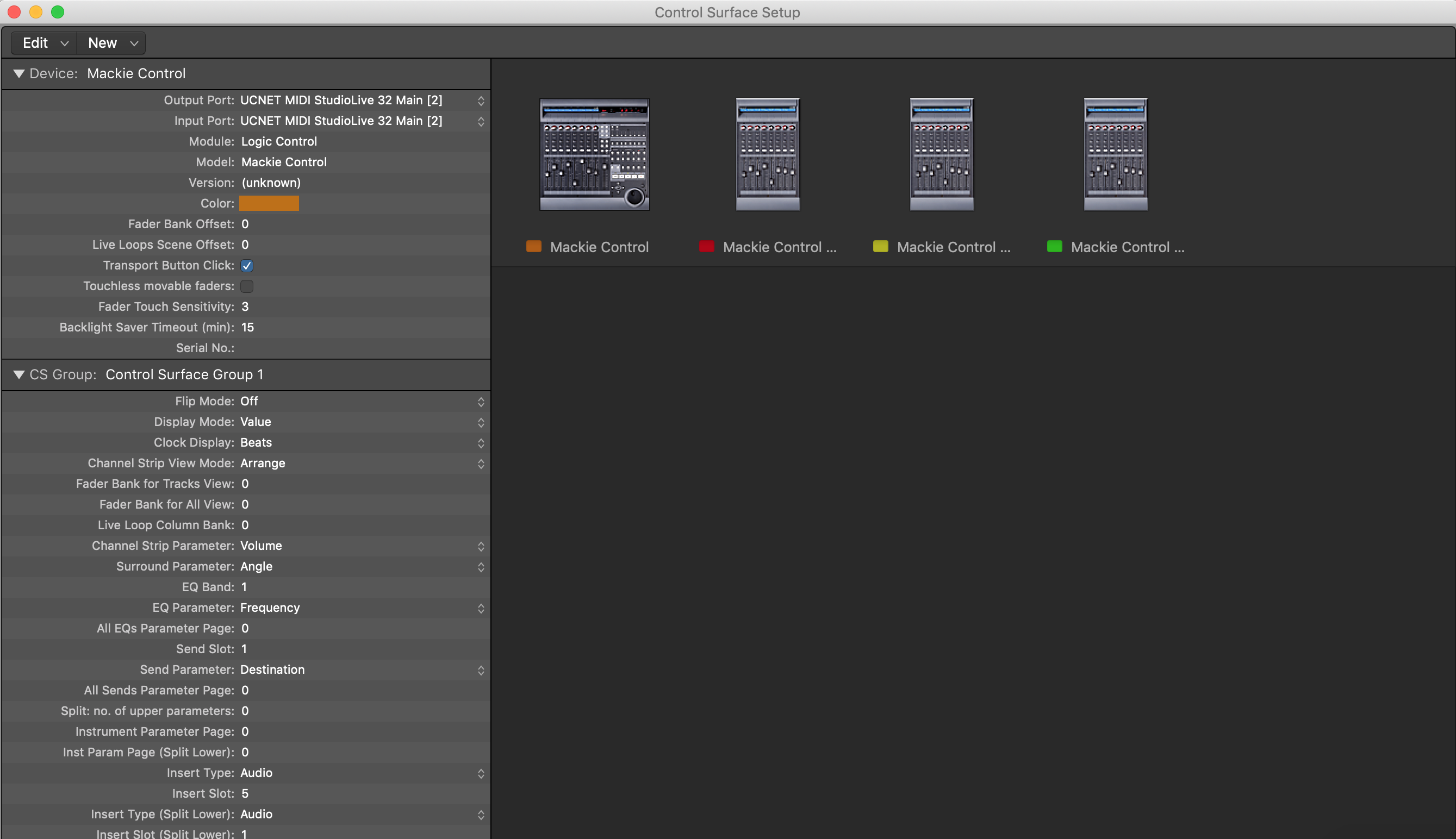 Logic Pro X: Why does Fader 1 move Fader 9, 17 & 25? – Knowledge Base ...