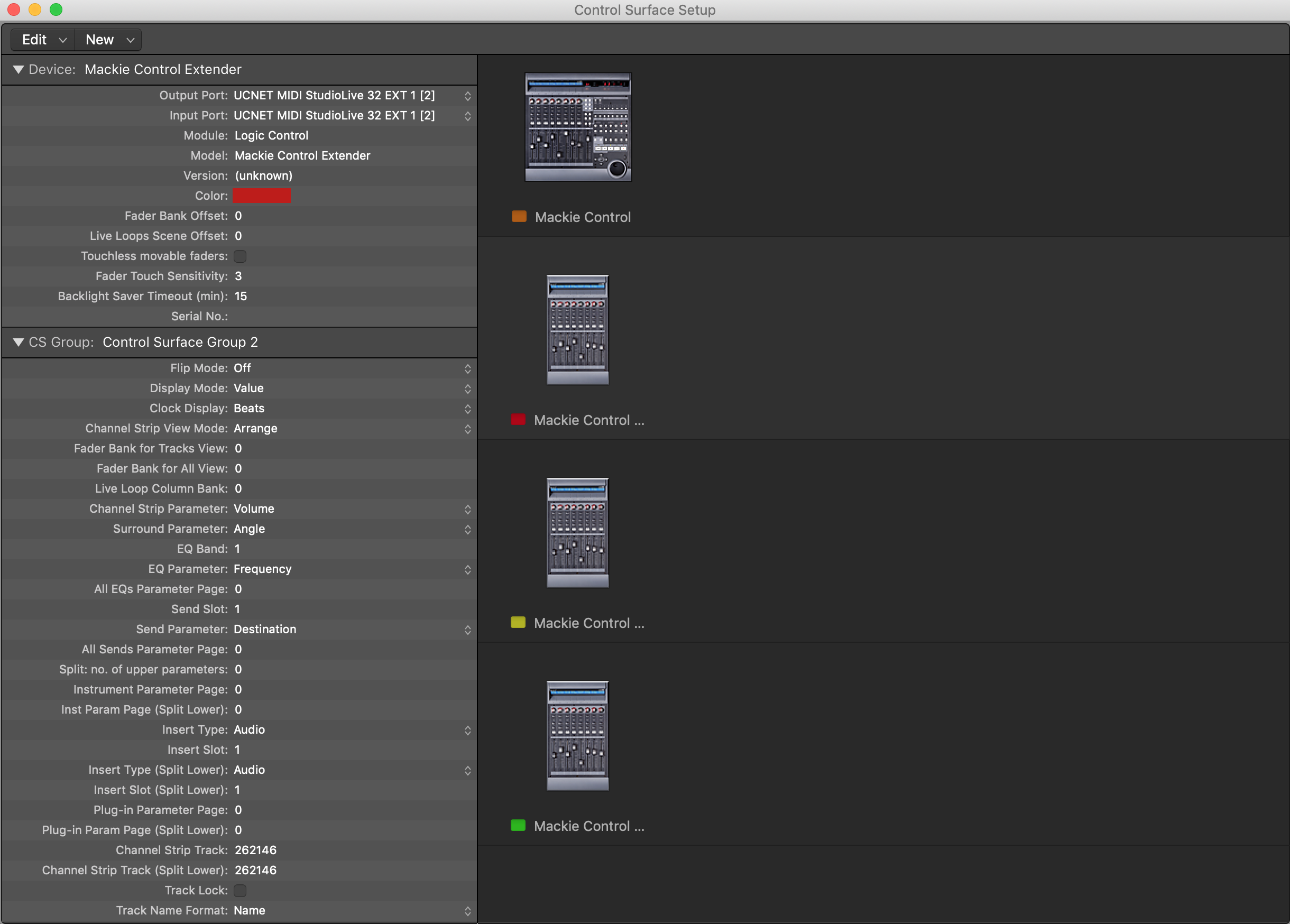 Logic Pro X: Why does Fader 1 move Fader 9, 17 & 25? – Knowledge Base ...