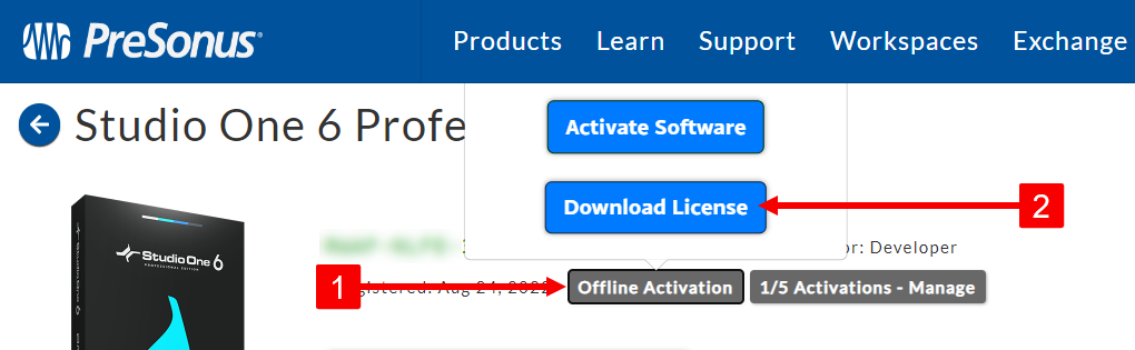 [4] Studio One Pro 7: Software Activation (Offline Computer ...