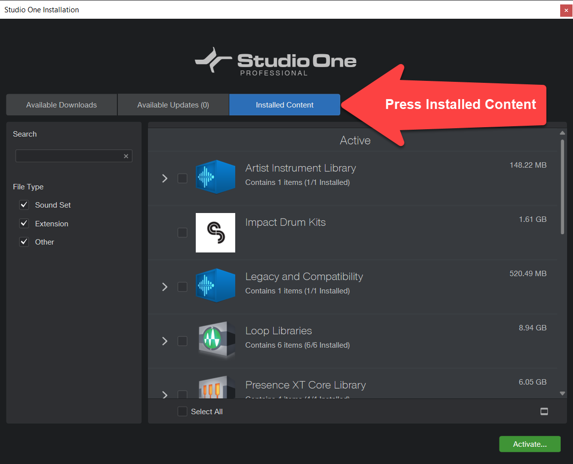 [5] Studio One Pro 7: Installing Additional Content [PreSonus Sound ...